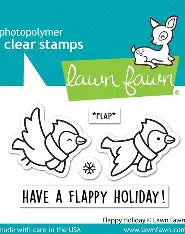 Lawn Fawn, Flappy Holiday Stamp set – The Scrapbook Cottage